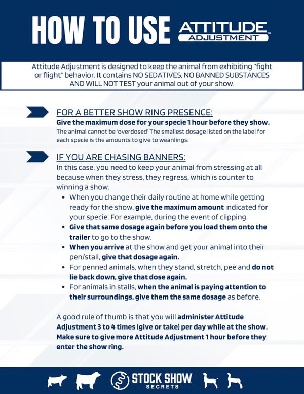 How to use Attitude Adjustment - Stock Show Secrets